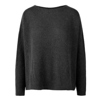 Bomboogie Femme, Pulls, Noir, Taille: 38 FR Pull Oversize Sans Couture en M&eacute;lange dAlpaga