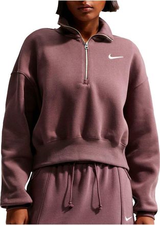Nike W NSW PHNX FLC QZ CROP