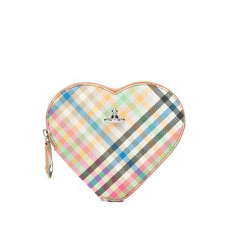 Vivienne Westwood Heart Checked Crossbody Bag