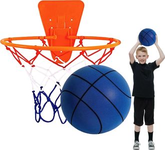 Generico Leiser Basketball: PU, 18 cm, leiser, &Uuml;bungsausr&uuml;stung, &Uuml;bungen im Innenbereich von Wohnungen, Fitness&uuml;bungen zu Hause, Montage in P