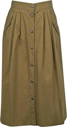 8pm 8Pm, Femme, Jupes, Brun, Taille: 38 FR Gonna Hong Kong Midi Skirt