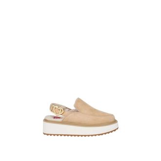 Love Moschino Femme, Chaussures, Beige, Taille: 38 EU Mules en tissu doux