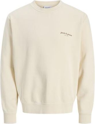 Jack & Jones Sweat &agrave; col Rond imprim&eacute; Jjedover, Bronze, XXL