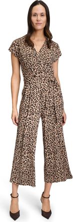 Betty Barclay Damen Jumpsuit mit Eingrifftaschen 36, Schwarz/Beige