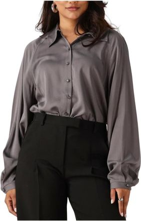 Another Label Damen, Blusen & Hemden, Grau, MGr&ouml;&szlig;e