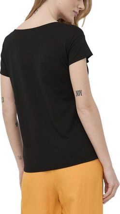 Love Moschino T-Shirt Damen Shirt mit Retro Logo-Print Front-Print mit Retro-Logo und Herz-Design in Gold