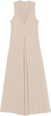 Majestic Filatures Femme, Robes, Beige, Taille: 40 FR Abito senza maniche