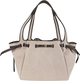 Tory Burch Femme, Sacs, Beige, Taille: ONE Size Romy Canvas Tote