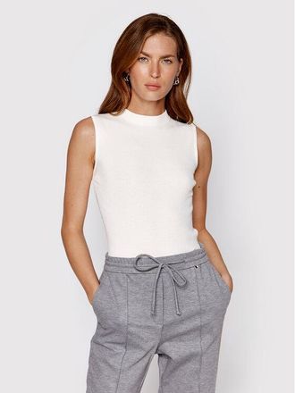 HUGO BOSS Top Feskies 50473237 Wei&szlig; Slim Fit