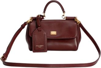 Dolce & Gabbana Femme, Sacs, Rouge, Taille: ONE Size My Sicily Handbag