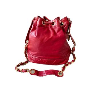 Chanel Pre-owned Cuir sacs-chanel - Femme - Pre-owned - Rouge - Taille: ONE Size