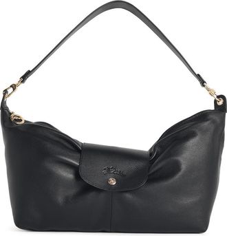 Longchamp Sac &agrave; bandouli&egrave;re Lear noir Le Pliage Xtra Bow
