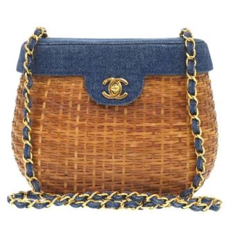 Chanel Pre-owned Cuir sacs-chanel - Femme - Pre-owned - Brun - Taille: ONE Size