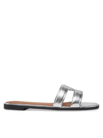 Tommy Hilfiger Pantoletten FW0FW08676 Silberfarben