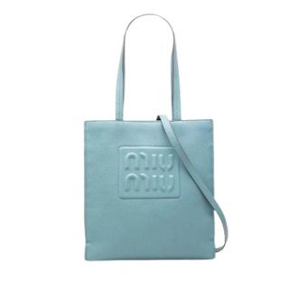 Miu Miu Sacoche Pre-owned - Femme - Pre-owned - Bleu - Taille: ONE Size