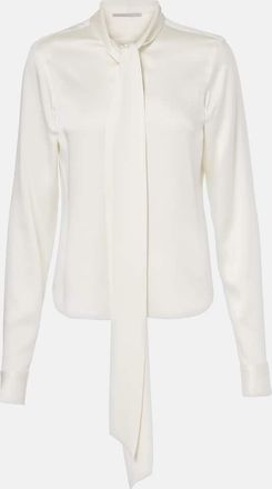 Stella McCartney Schluppenbluse aus Seidensatin