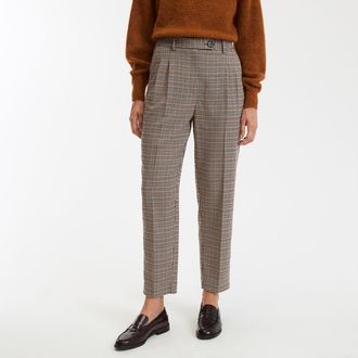 La Redoute Collections Pantalon Cigarette &Agrave; Carreaux