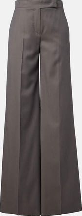 Max Mara Pantalon ample Serio en laine vierge