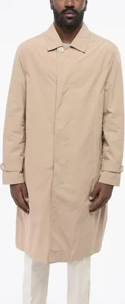 Brunello Cucinelli Trench aus Nylon mit verdeckter Knopfleiste Brunello Cucinelli