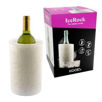 Koala Spain IceRock Refroidisseur Rapide &agrave; Champagne Double Paroi avec Gel Cong&eacute;lateur