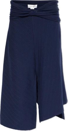Victoria Beckham Femme, Jupes, Bleu, Taille: 42 FR Ribbed Skirt