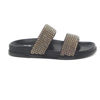 Bibi Lou Strassero/Oro Slip-On Sandalen - - Shoes - Damen - Schwarzk - 36 EU