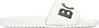 HUGO BOSS Pantoletten BOSS Aryeh 50536835 Wei&szlig;