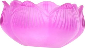 SOLUSTRE 2stücke Glas Kerzenhalter Lotusform Dekorativer Kerzenbecher Aus Glas Kerzenhalter in Lotusblume Design Für Kerzen Handgefertigt