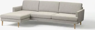 IKEA GRILLSTORP / SMEDSTORP 4er-Sofa mit R&eacute;camiere links