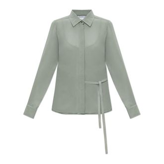 Max Mara Femme, Blouses et Chemises, Vert, Taille: 40 FR Silk Turtleneck Shirt Golfo