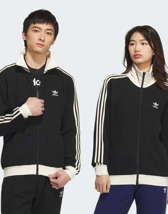 adidas Originals Adicolor - Haut de surv&ecirc;tement classique unisexe - Noir