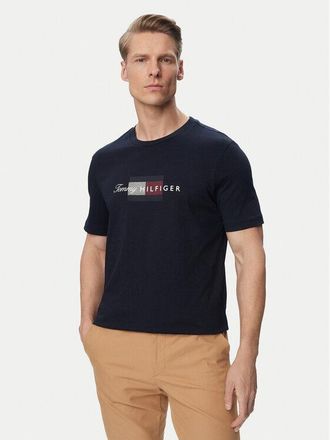 Tommy Hilfiger T-Shirt MW0MW43226 Dunkelblau Regular Fit
