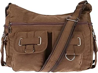 Christian Wippermann Sac pour femme à porter à lépaule Marron marron 32 x 26 x 13 cm