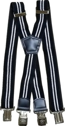 Miobo Hosentr&auml;ger HTX08 - X gestreift schwarz - One Size