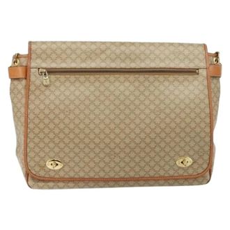 Celine Sac bandouli&egrave;re en toile Pre-owned - Femme - Pre-owned - Beige - Taille: ONE Size