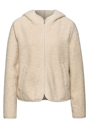 Street One Kurzarmshirt Teddy-Jacke mit Kapuze - Regular Fit