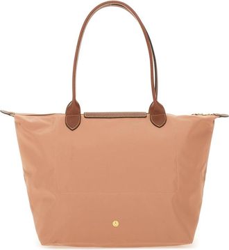 Longchamp Womens Shoulder Bag Le Pliage Large Pink