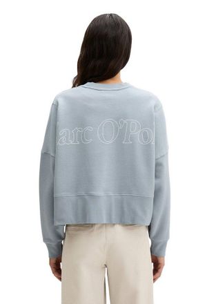 Marc O'Polo Sweatshirt relaxed fit mit recycelter Baumwolle, cropped