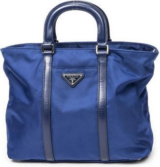 Prada Crossbody Bags - Small Convertible Zip Tote - Gr. unisize - in Blau - f&uuml;r Damen