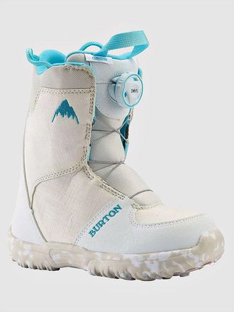 Burton Grom BOA 2024 Kids Snowboard-Boots white