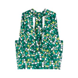 Max Mara MultiColour Top - - Tops - Damen - Gr&uuml;n - XS