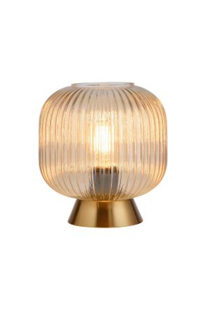 Sch&ouml;ner Wohnen Kollektion Tischleuchte Nami, Sand, Metall, Kunststoff, Glas, 20x22x20 cm, Schutzklasse II (Schutzisoliert), Lampen & Leuchten, Innenbeleuchtung, Tischlampen, Ti