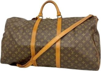 Louis Vuitton unisex, Pre-owned, Brun, Taille: ONE Size Keepall Bandouli&egrave;re 60 Boston Bag Pre-owned