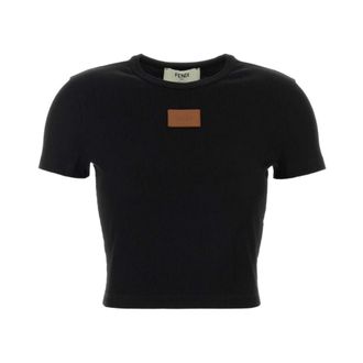 Fendi Roma Strickoberteil - - Tops - Damen - Schwarzk - M