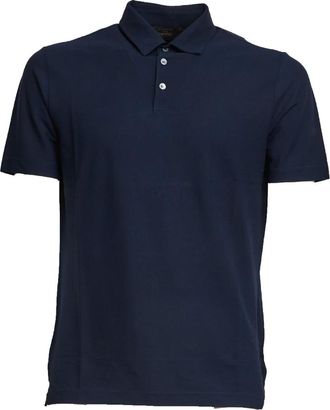 Zanone Homme, Tops, Bleu, Taille: M Polo &agrave; manches courtes