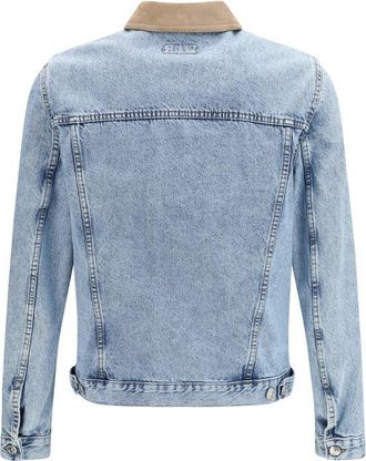 Brunello Cucinelli Mens Blue Cotton Denim Jacket Clothing
