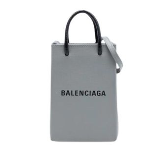 Balenciaga Pre-owned Mini Shopping Phone Holder - - Pre-owned - Damen - Grau - ONE SIZE