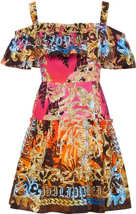 Philipp Plein Damen, Kleider, Mehrfarbig, XSGr&ouml;&szlig;e