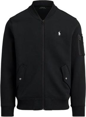 Polo Ralph Lauren Veste col rond en coton m&eacute;lang&eacute;