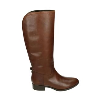 Geox Elegante High Heel Lederstiefel - - Shoes - Damen - Braun - 39 EU